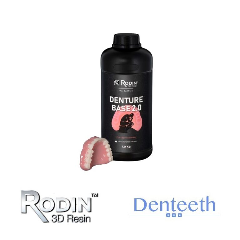 Resina 3D Rodin Denture Base 2.0 Light Pink 1Kg – Denteeth